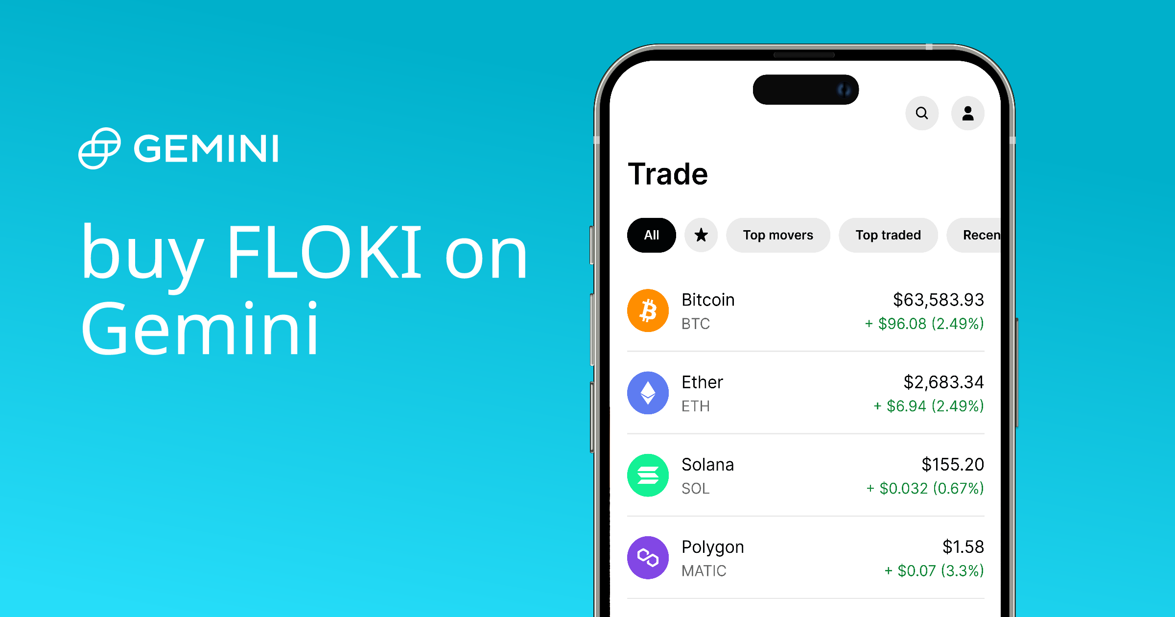 FLOKI, Chart, & Supply Details - FLOKI Price | Gemini