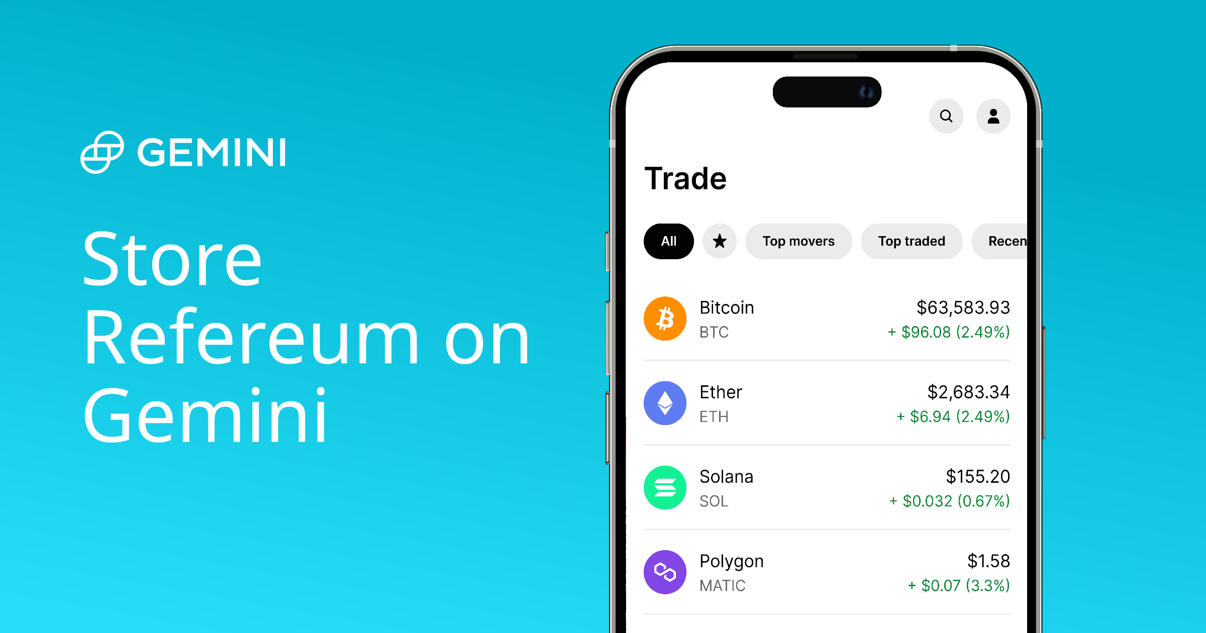 Refereum Price, Chart, & Supply Details - RFR Price | Gemini